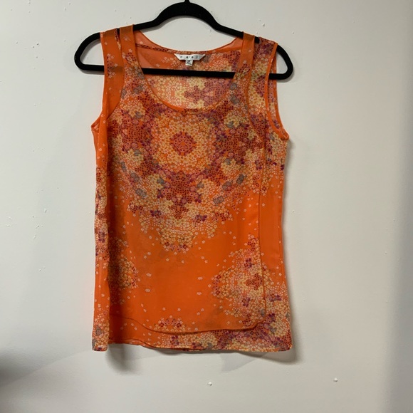CAbi | Tops | Cabi Flower Print Tank | Poshmark